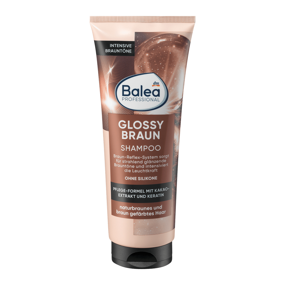 Balea Shampoo Glossy Brown, 250 ml - European B2B